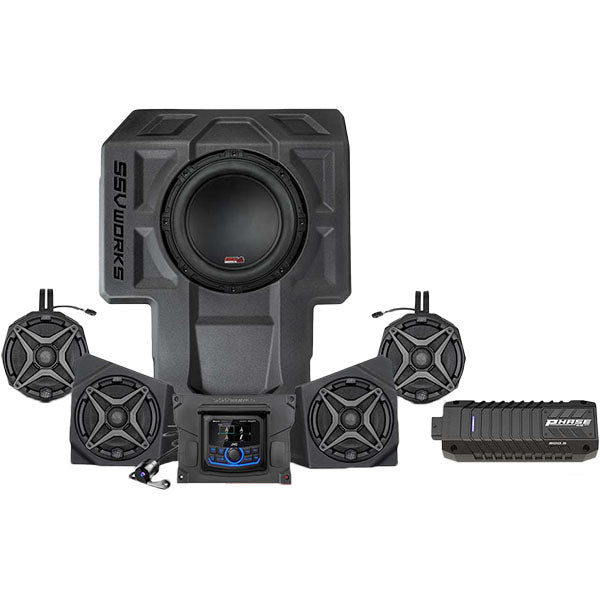 SSV Works - 5 Speaker Kit Phase EQ w/ JVC Controller (Kawasaki)