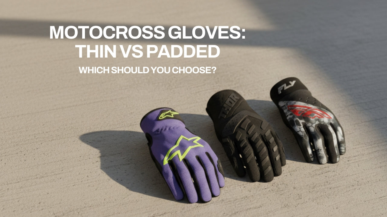 Motocross Gloves: Thin vs Padded — How to Choose the Right Pair