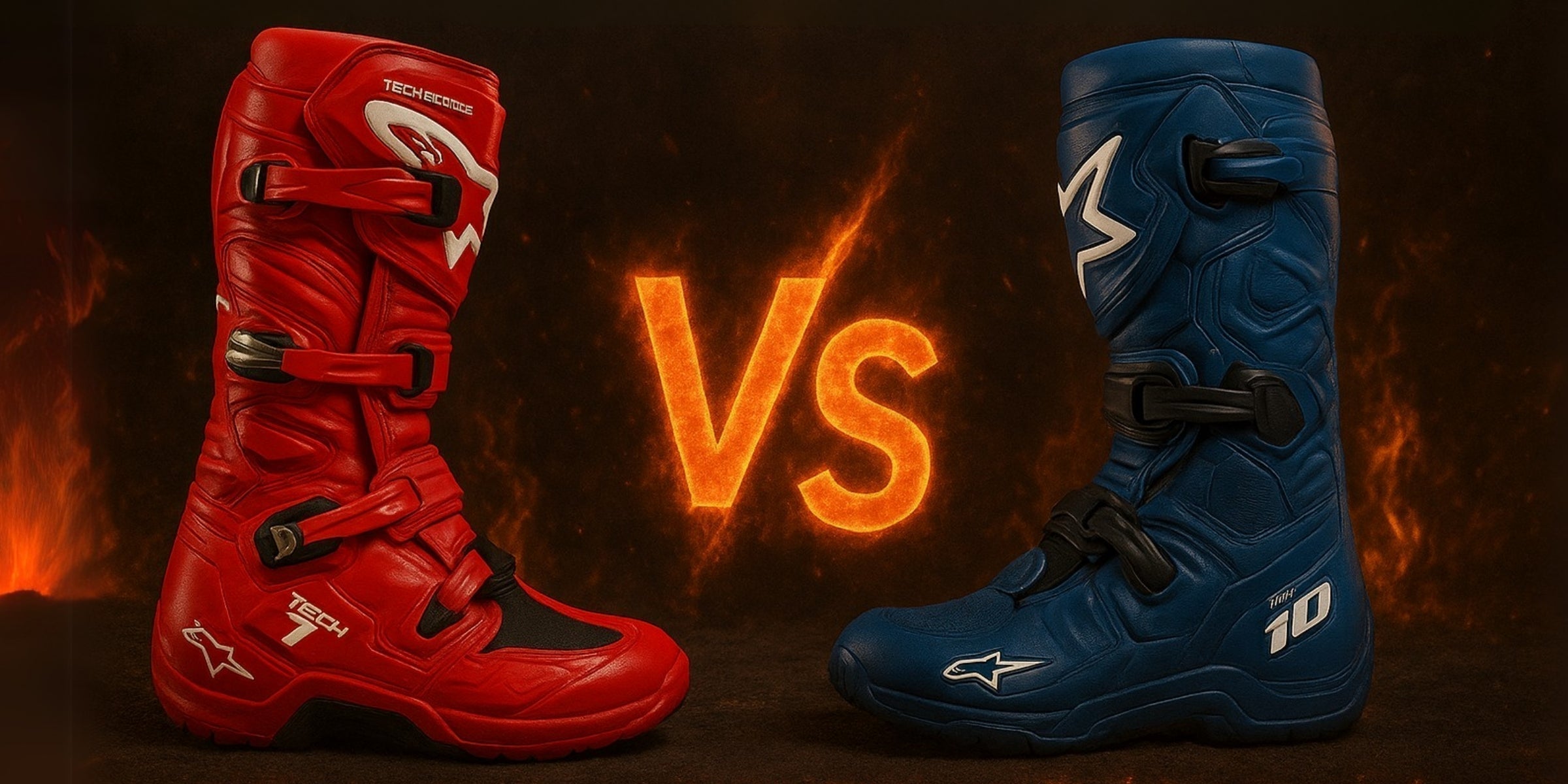 Tech 10 vs Tech 7 | Alpinestars Motocross Boots Comparison Guide