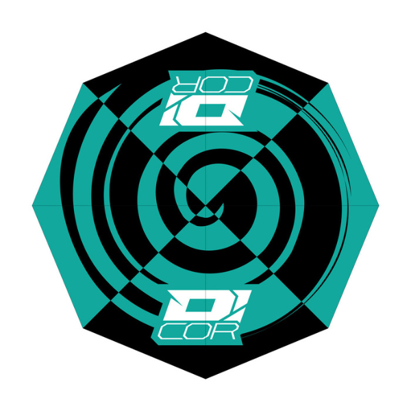 D'Cor Visuals - Umbrella Teal/Black