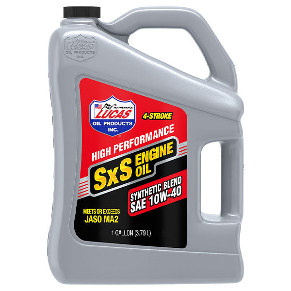Lucas Oil - SXS Semi-Synthetic 10W-40 4-Stroke Engine Oil