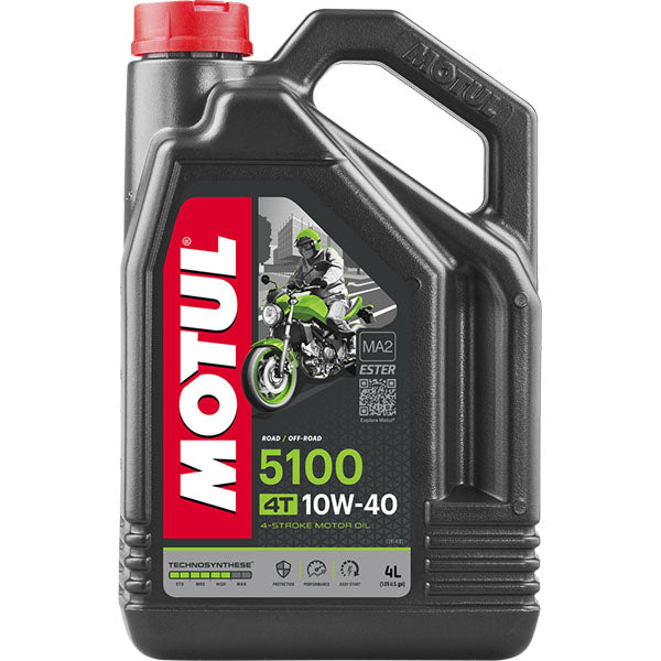 Motul - 5100 Semi-Synthetic 10W-40 4-Stroke Engine Oil