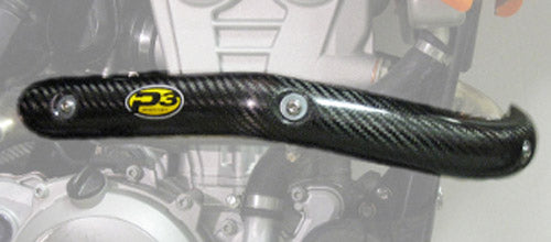P3 - Carbon Fiber Header Heat Shields (Kawasaki)