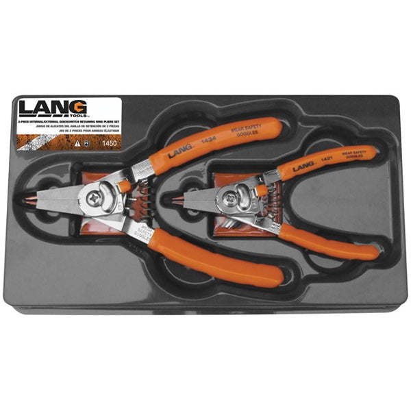 Lang Tools - 2-Piece Retaining Ring Pliers Set